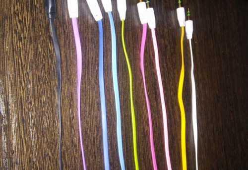 AUX кабель 3.5 мм разные цвета
