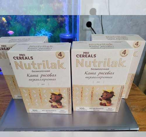 Каша рисовая безмолочная Nutrilak