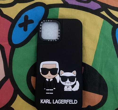 Karl lagerfeld чехол на 12 про макс