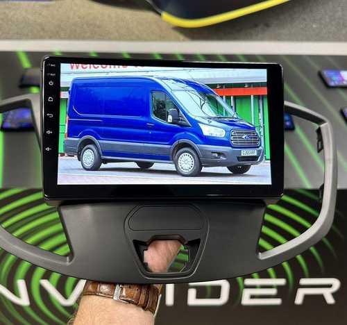 Магнитола андроид 6.128 Qled Ford Transit, 14-22