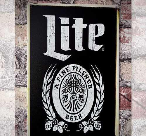 Декор на стену Miller Lite Beer Арт 9770