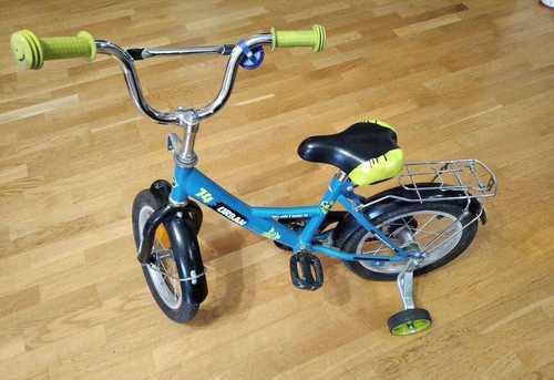 Велосипед детский, 4-х колесный, 3-5 лет