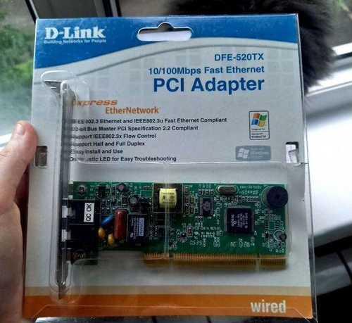 Pci adapter dfe-520tx