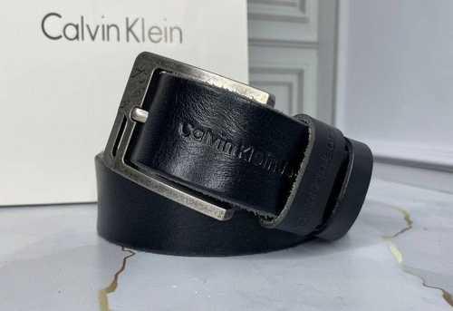 Ремень calvin klein мужской кожаный