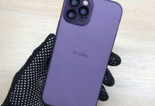 Чехол на iPhone 12 Pro ультратонкий фиолетовый