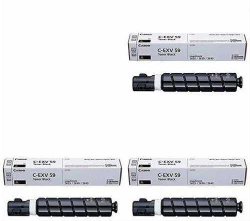 Картридж Canon C-EXV 59 Toner 3 Pack (3760C002-3PK