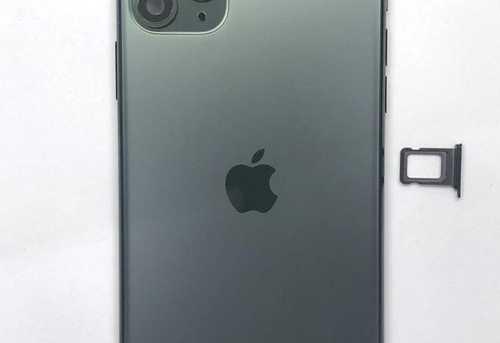 Корпус iPhone 11 pro max Зеленый Оригинал с лотком
