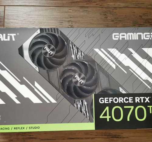 Видеокарта Palit GeForce RTX 4070 Ti GamingPro new
