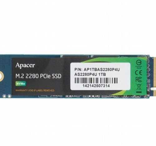 Apacer M.2 2280 1Tb PCIe 3.0 x4 AP1tbas2280P4U-1