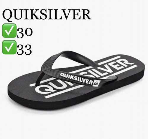 Quicksilver 30,33 сланцы/шлепанцы/вьетнамки новые