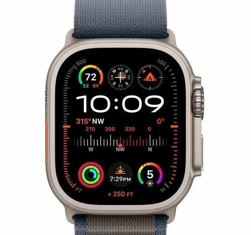 Apple Watch Ultra 2 49mm Titanium Alpine Loop Blue