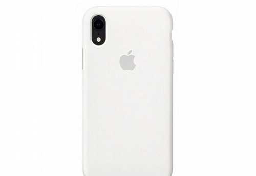 Бампер Silicone Case iPhone XR Белый
