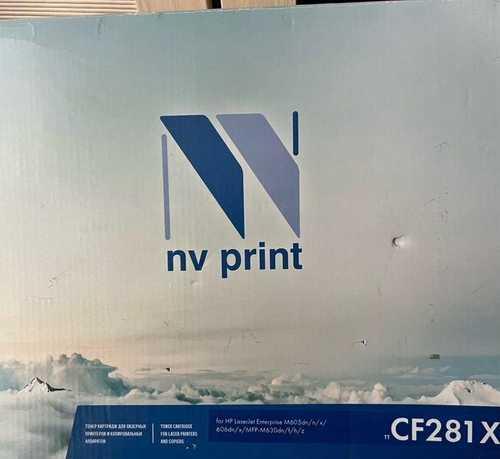 Картридж для принтера NV print CF281X