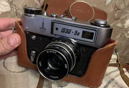 Плёночный фотоаппарат Фед 5в и смена 8м