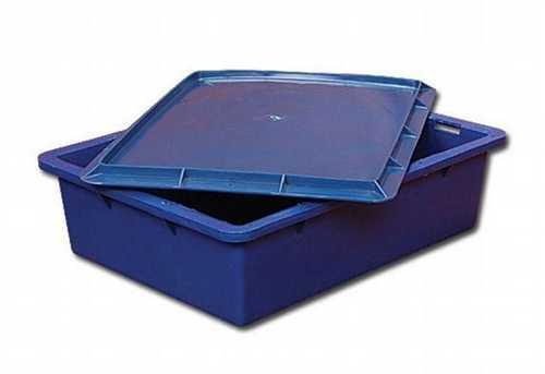 Пластиковые ящики пищевые с крышкой 532х400х141мм