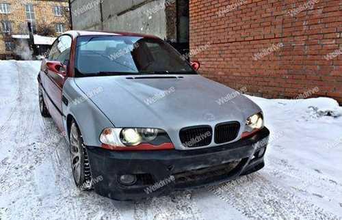 Капот BMW 3 E46 2D купе дорестайлинг "горбатый"