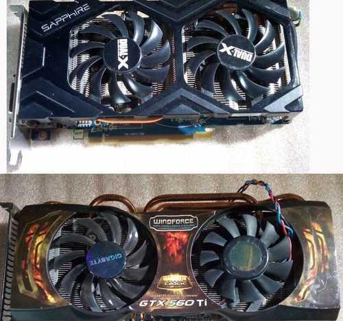 Gigabyte GTX560 Ti Radeon 7850