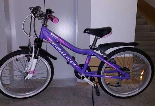 Детский велосипед Novatrack Novara 20 violet