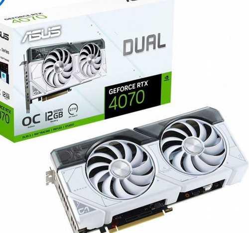 Видеокарта RTX4070 12GB asus dual dual-RTX4070-O12