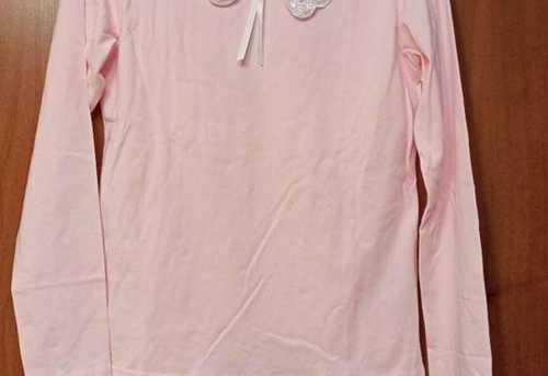 Новая трикотажная школьная блузка размер 158