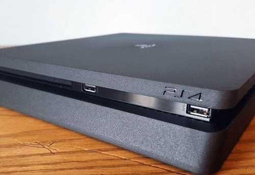 PS4 slim С подпсикой 500gb+жёсткий диск на 1 тб