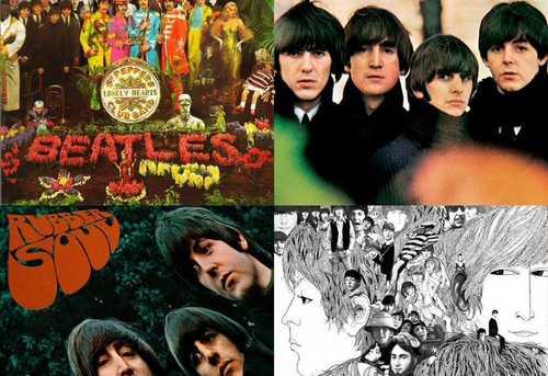 Beatles. студийные альбомы, новый винил в плёнке