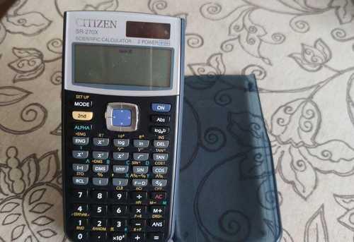 Калькулятор для ЕГЭ citizen SR-270X