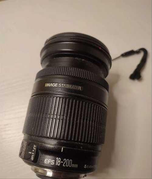 Объектив Canon EF-S 18-200mm IS под ремонт