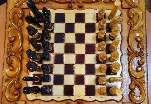 Нарды - шахматы - шашки ручной работы
