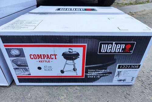 Новый гриль Weber Compact Kettle 47 см угольный