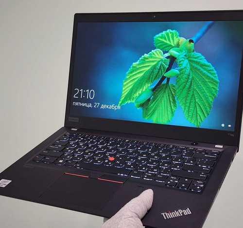 400нит 14”1920*1080 ThinkPad T14s i7-10610U 16/512