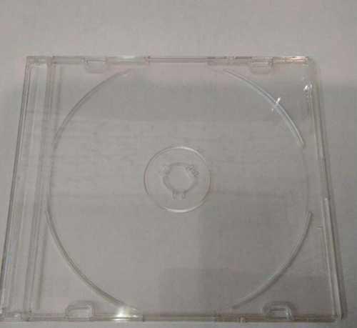Футляр коробка для CD дисков прозрачная 400 штук