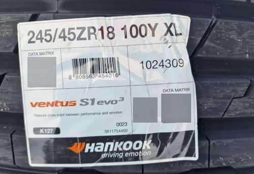 Hankook Ventus S1 Evo 3 K127 245/45 R18 100Y