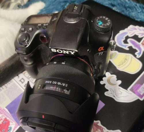 Зеркальный фотоаппарат Sony a77 + комплект