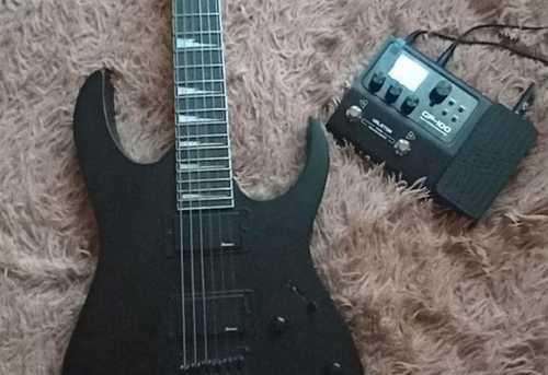 Ibanez GRG121DX-BKF + Valeton GP-100