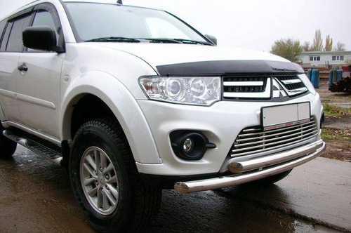 Защита передняя 60/53 мм Mitsubishi Pajero Sport