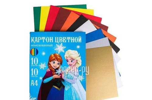 Картон цветной Disney Холодное сердце Анна и Э