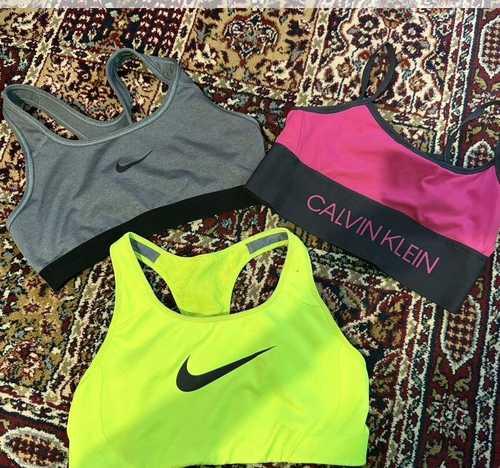 Спортивные Топы Nike и Calvin Klein цена за все