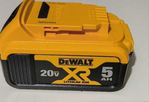 Аккумулятор dewalt Max XR 20V 5AH DCB184 DCB205