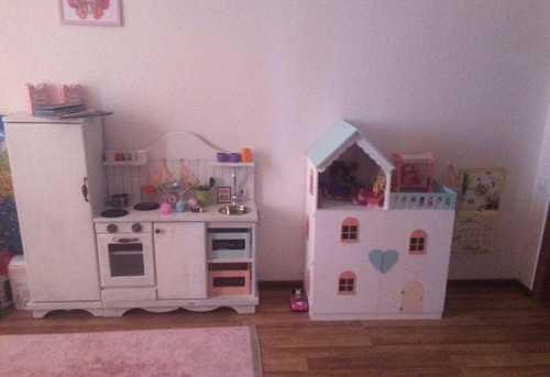 Детская кухня и кукольный домик