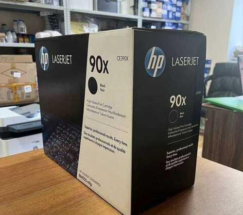 Картридж 90X для HP, 24К чёрный, CE390X. Оригинал