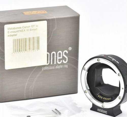 Адаптер Metabones Canon EF - Sony E (Mk III) б/у