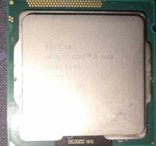 Процессор intel core i5 3450