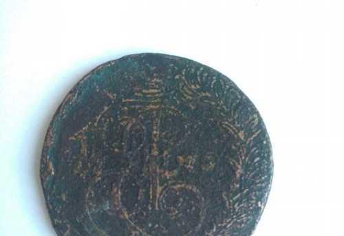 Монета 5 копеек 1775 г. ем. Екатерининский пятак