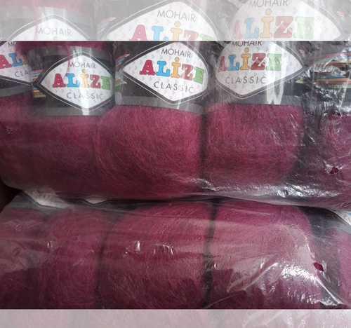 Пряжа Alize Mohair classic 70% мохер, 30% акрил