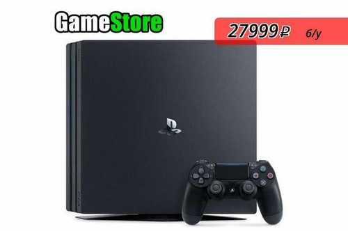 Б/у PlayStation 4 Pro 1TB cuh7208b Черная (2) Игро