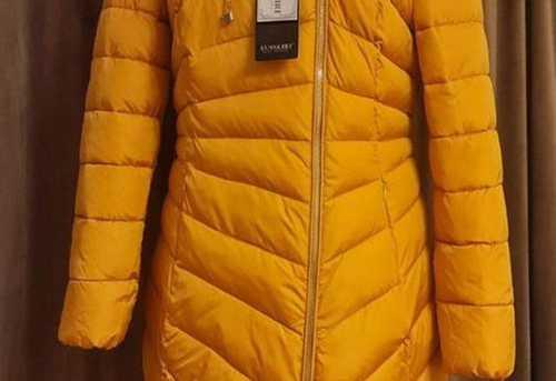 Женская пуховая куртки для зима натуральный мех