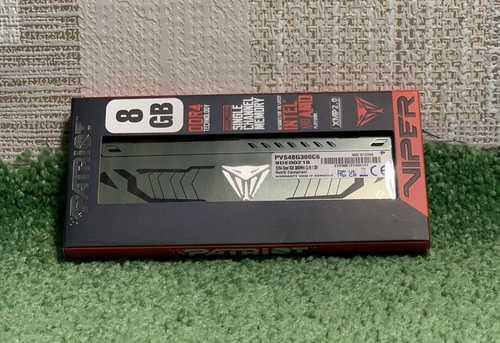 Оперативная память ddr4 Patriot Viper 8gb 3000MHz