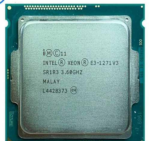 Процессор LGA1150 Intel Xeon E3 1271 V3 OEM Б.У