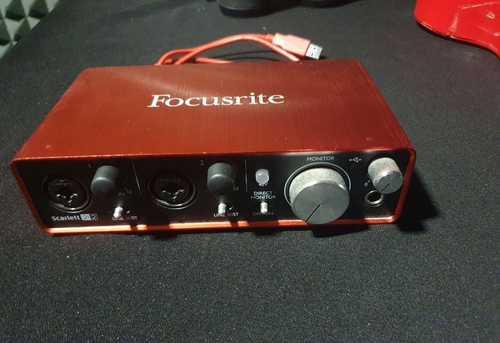 Звуковая карта Focusrite scarlett 2i2 2nd gen